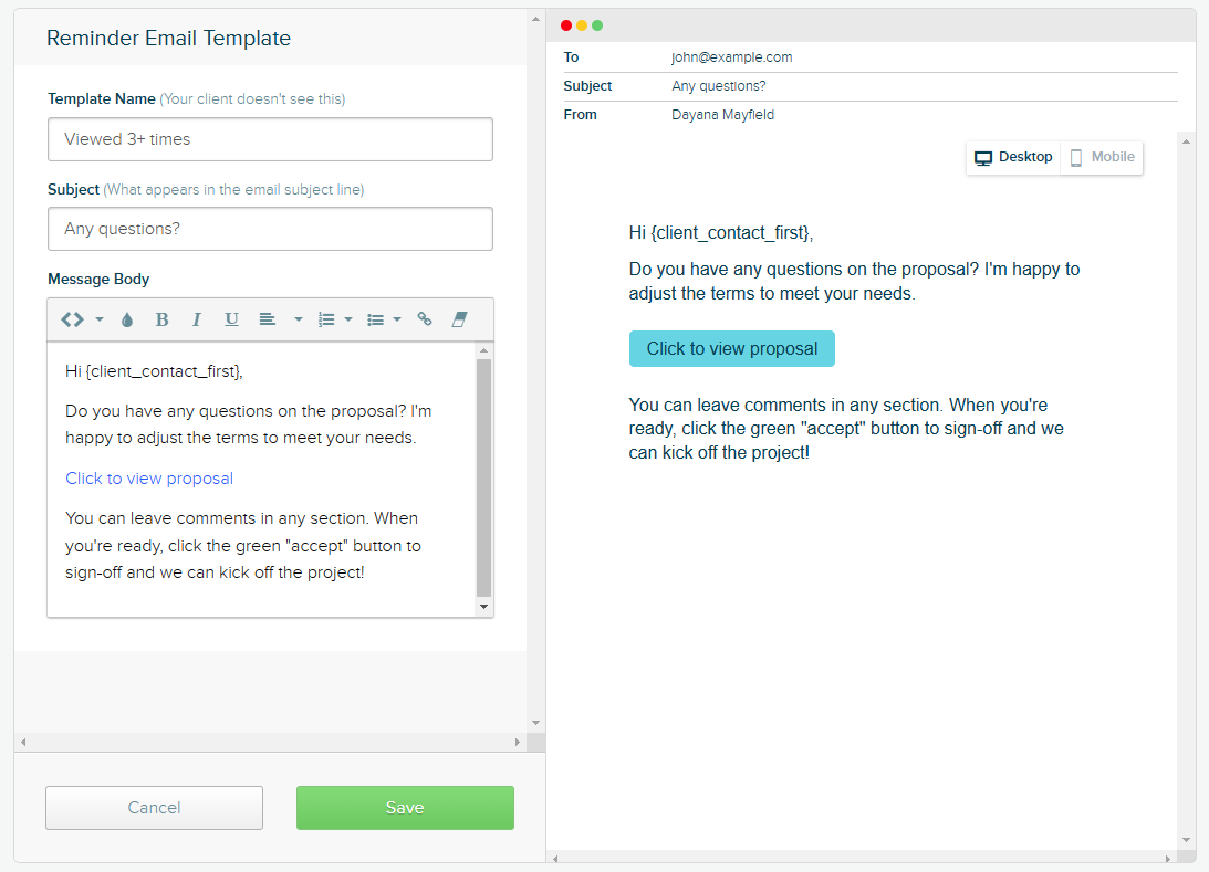 Emails for Proposal Submissions: 4 Methods With Samples | Proposify