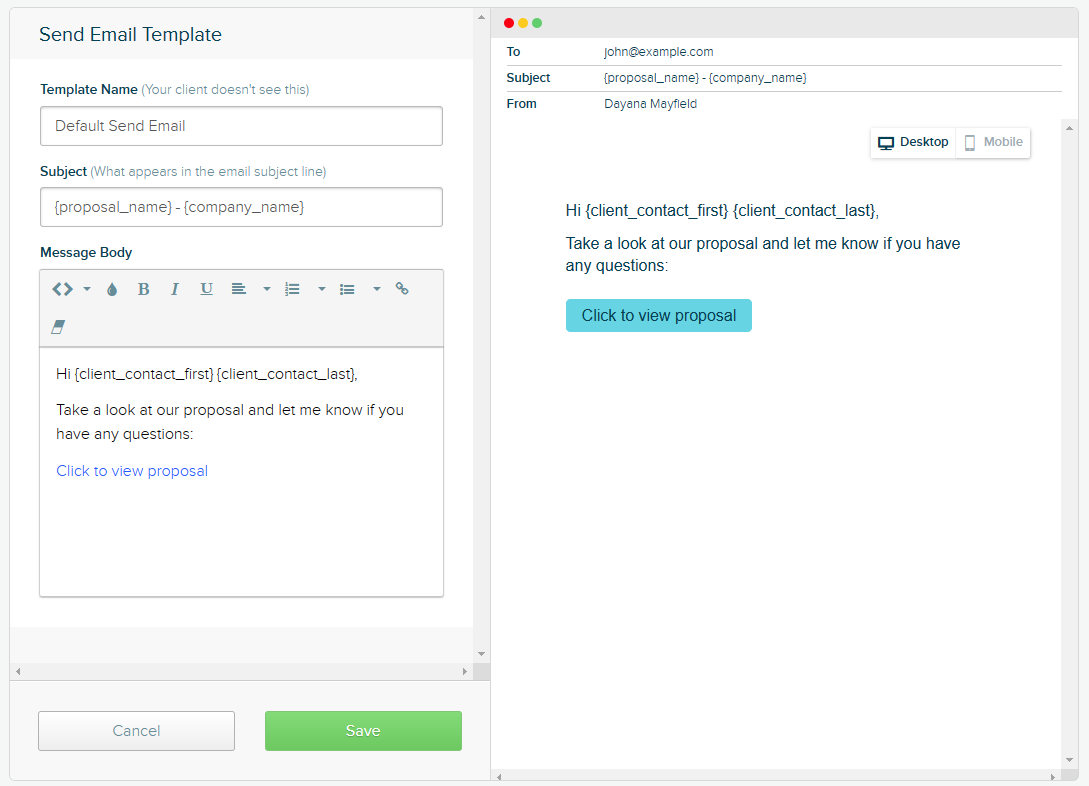 Emails for Proposal Submissions: 4 Methods… | Proposify [Free Trial]