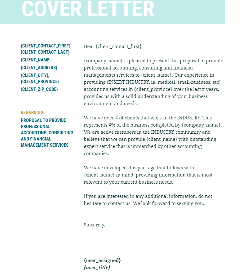 5 Steps To Writing A Business Plan Cover Letter Proposify