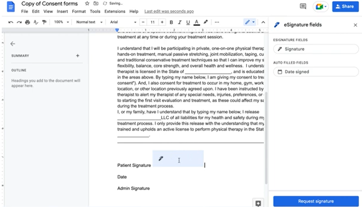 How to Add an E-Signature to Google Docs for Free [3 Ways] | Proposify