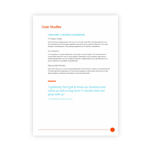 IT Services Proposal Template | Proposify