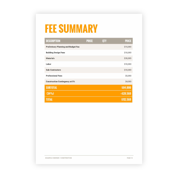 Construction Proposal Template | Proposify