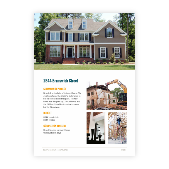 Construction Proposal Template | Proposify