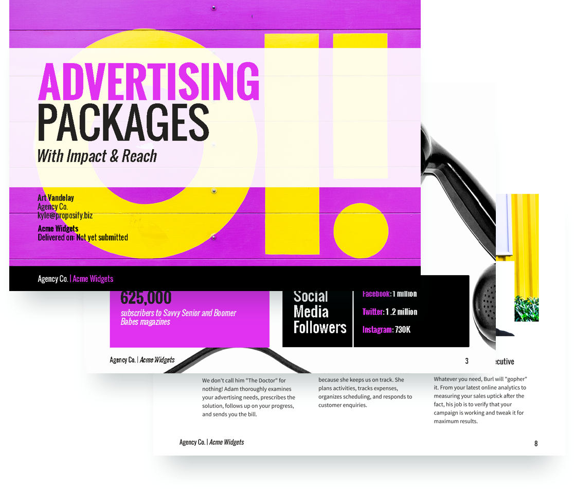 Advertising Proposal Template | Proposify