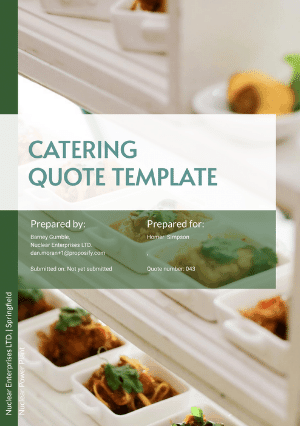 Free Quote Templates | Proposify [Free Trial]