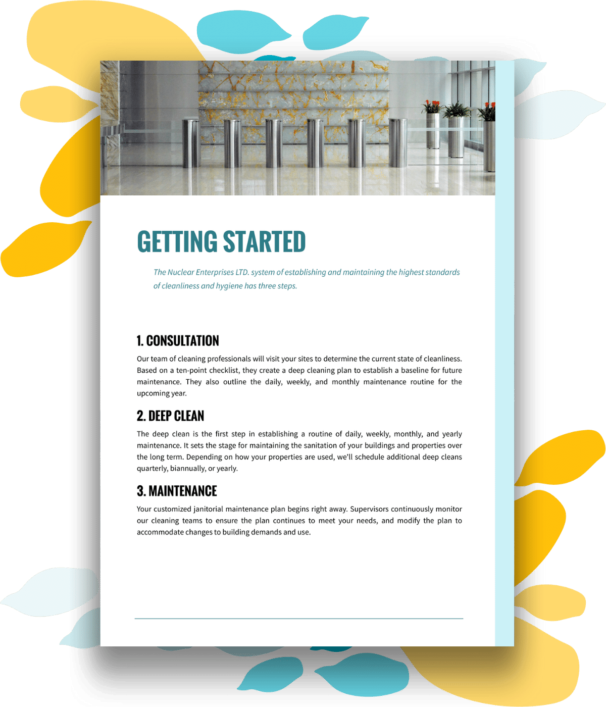 Cleaning Services Proposal Template | Proposify [Free… | Proposify