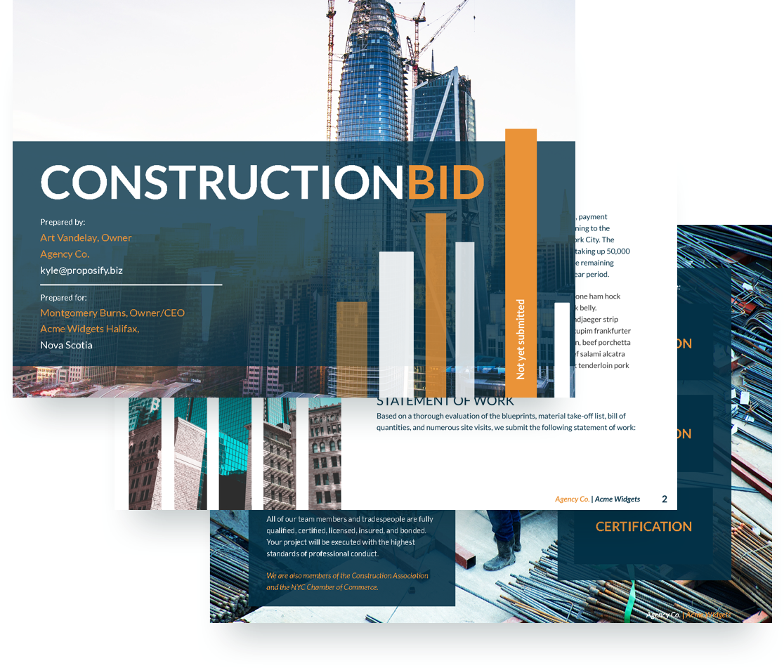 Bid Proposal Template | Proposify