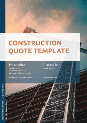 Free Quote Templates | Proposify [Free Trial]