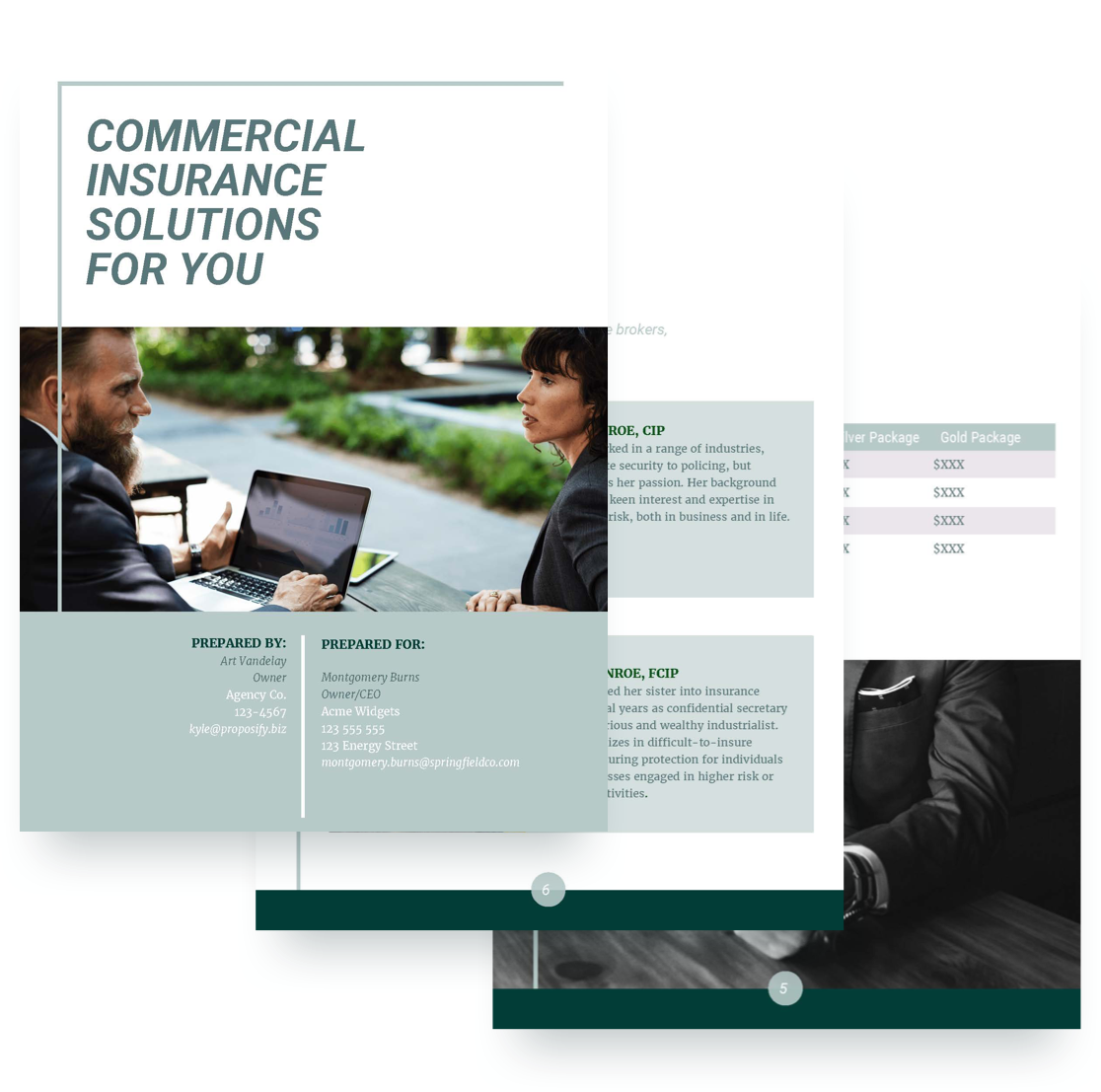 Insurance Proposal Template | Proposify [Free Trial]