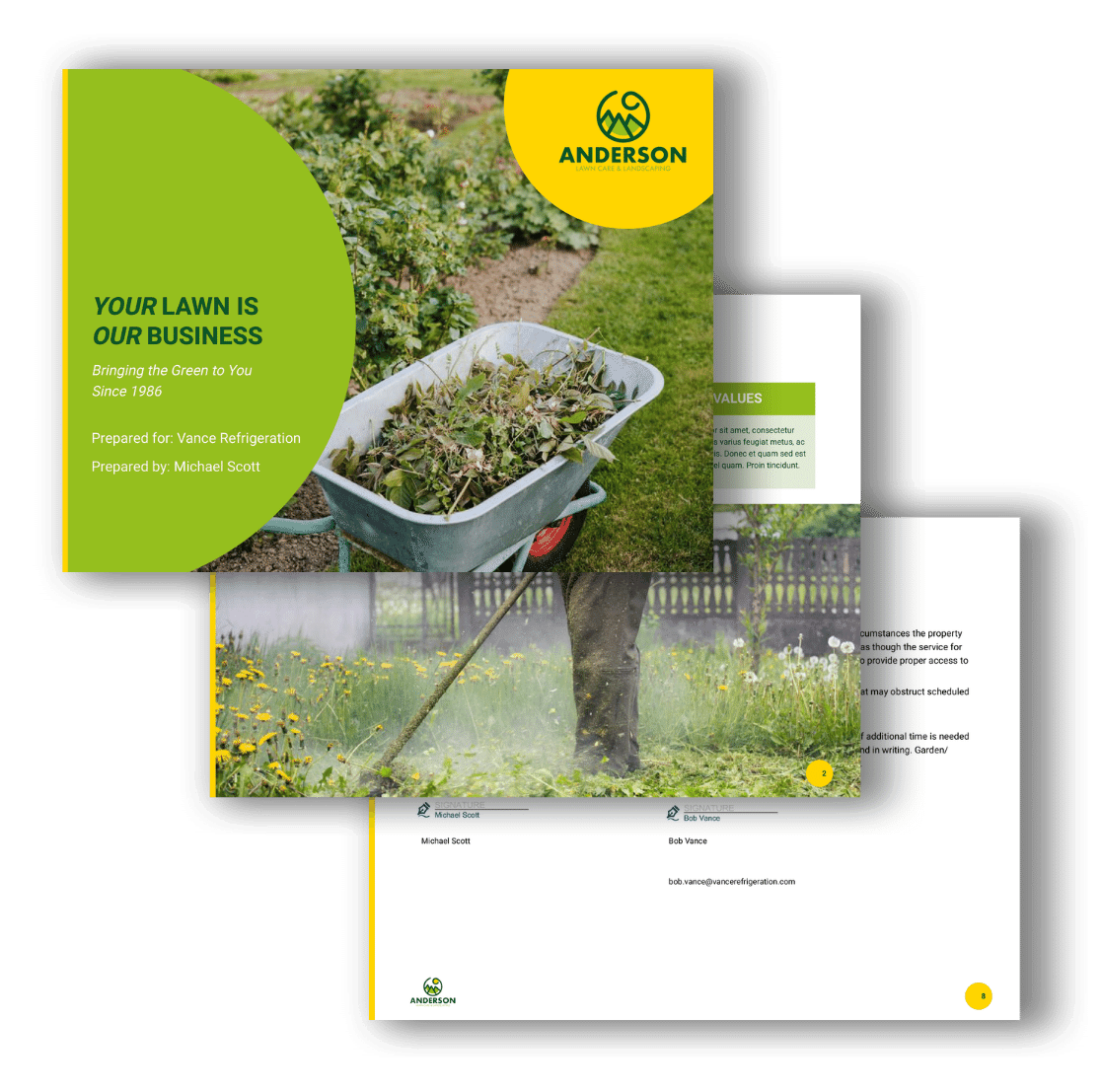 Lawn Care Proposal Template | Proposify [Free Trial]