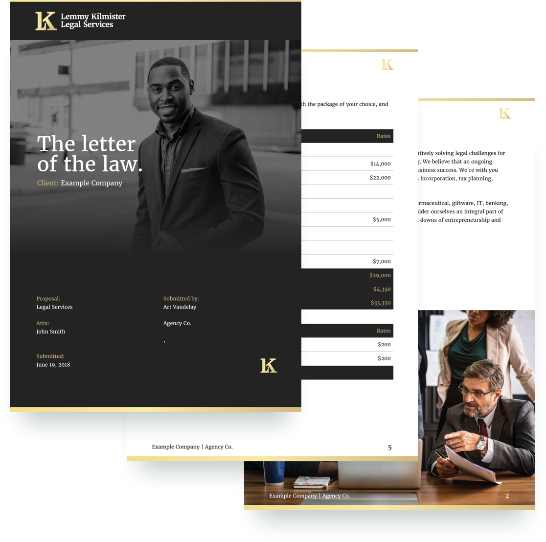 Legal Services Proposal Template | Proposify