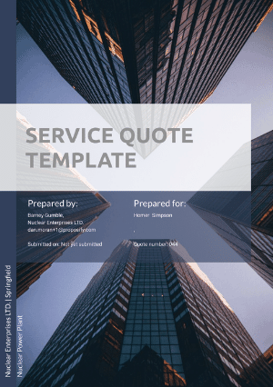 Free Quote Templates | Proposify