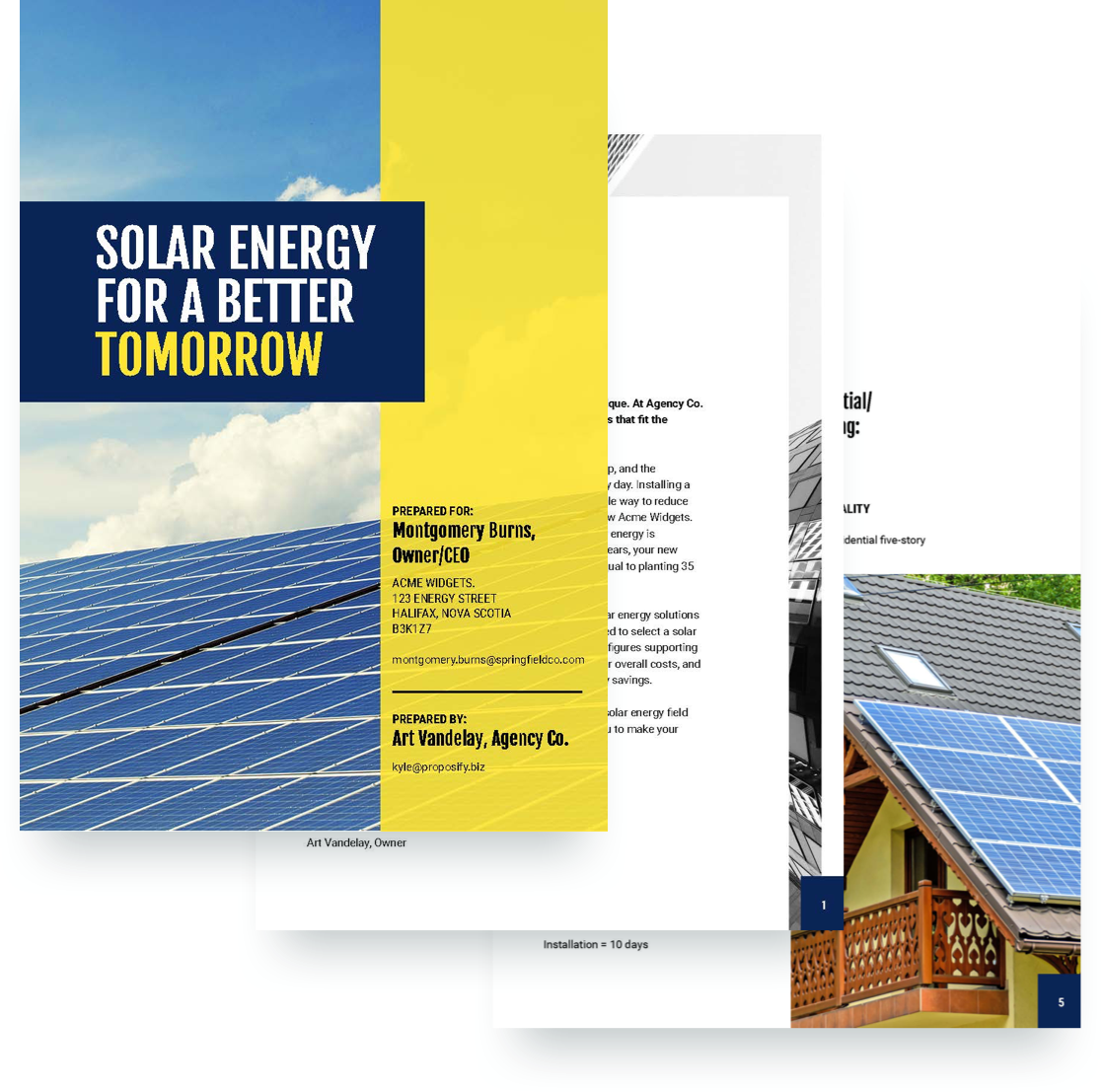 Solar Proposal Template | Proposify