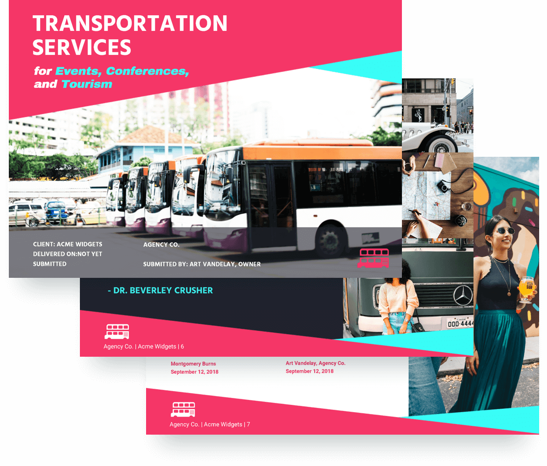 Transportation Proposal Template | Proposify