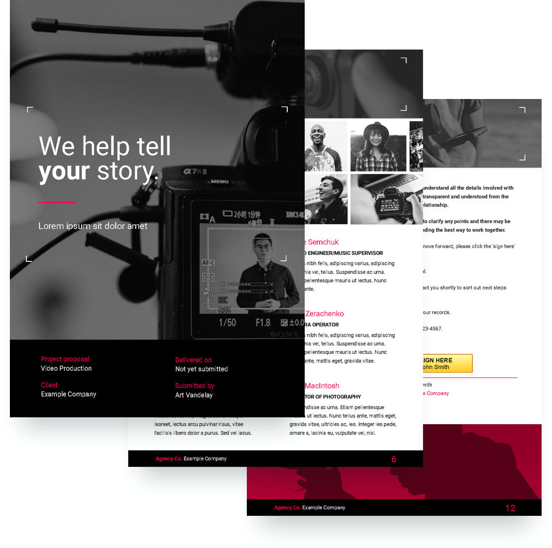 Video Production Proposal Template | Proposify