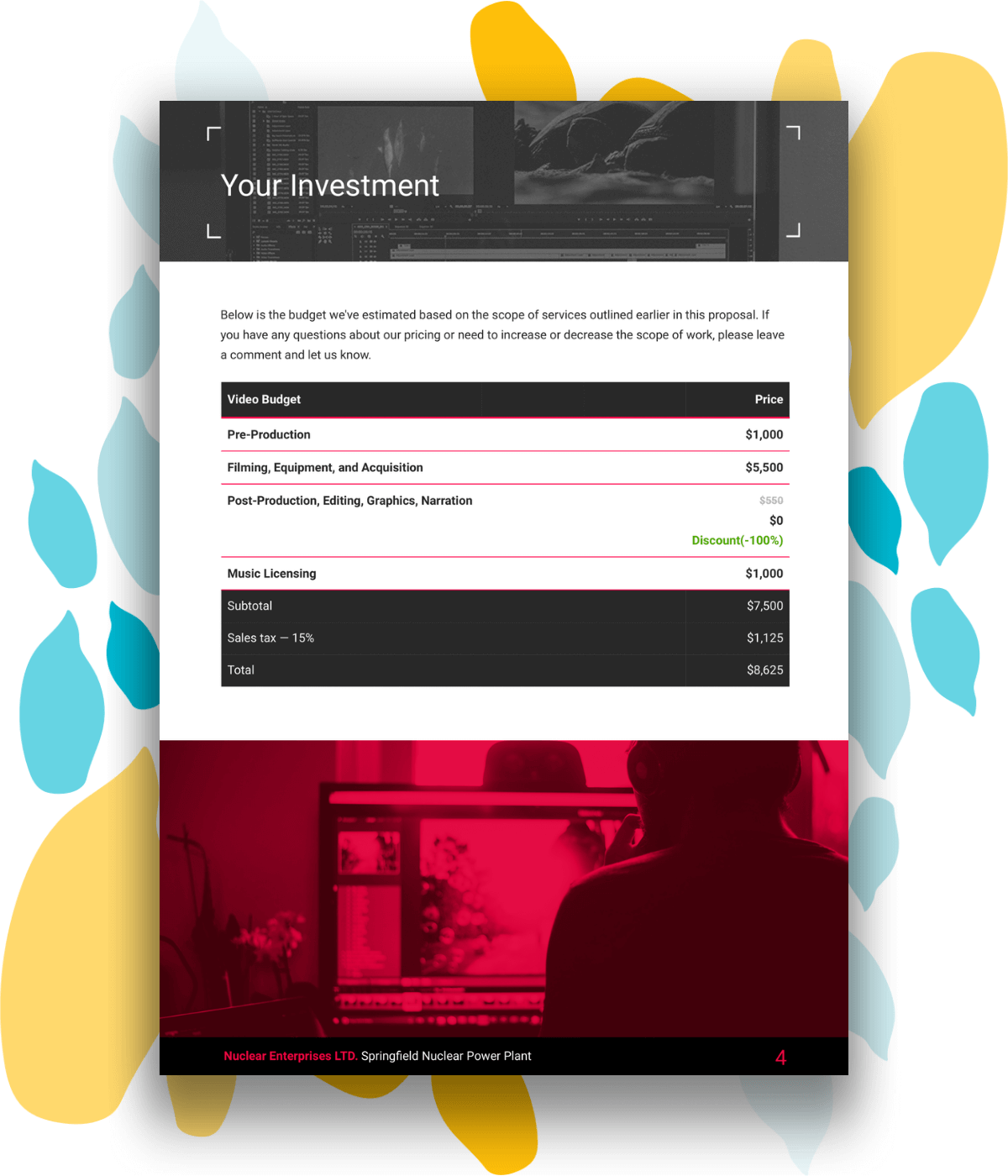 Video Production Proposal Template | Proposify