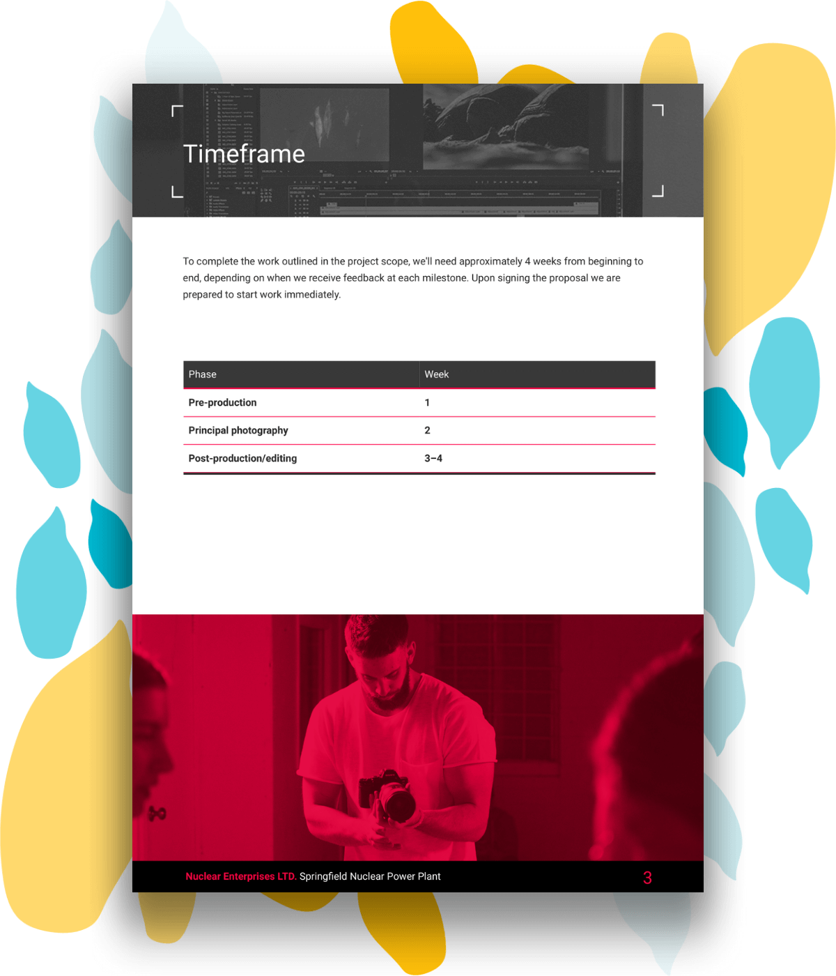 Video Production Proposal Template | Proposify