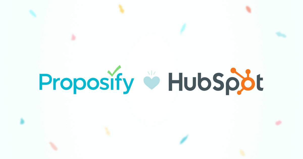 HubSpot CRM Proposal Software Integration | Proposify