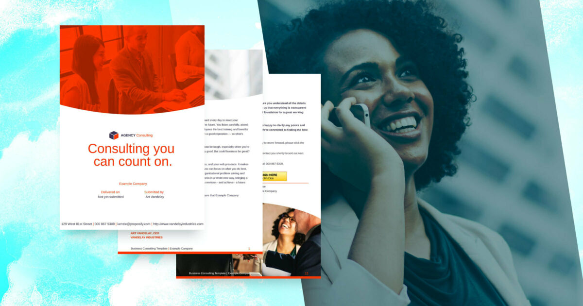Business Consulting Proposal Template | Proposify