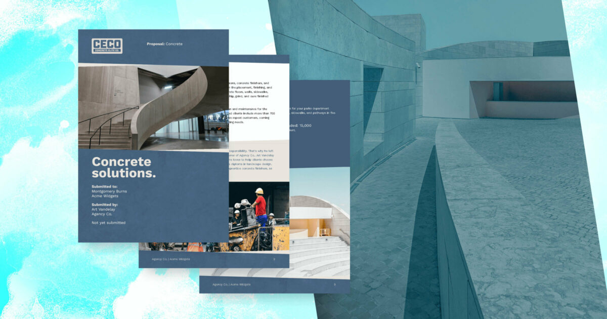 Concrete Proposal Template | Proposify