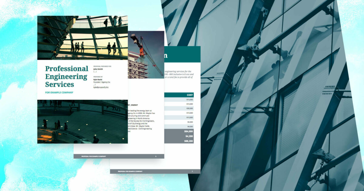 Engineering Proposal Template | Proposify [Free Trial]