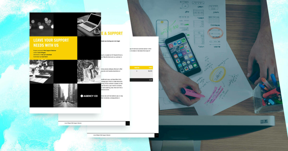 Web Support Retainer Proposal Template | Proposify
